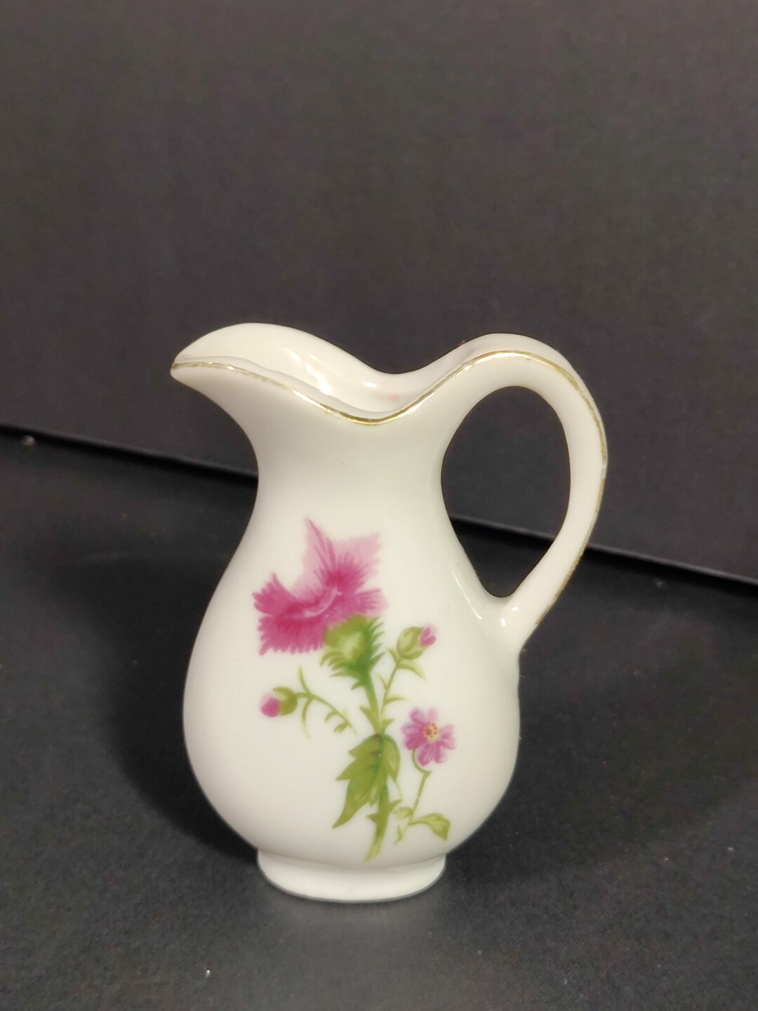 Vintage Japanese Miniature Porcelain Pitcher - Etsy