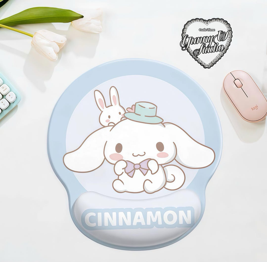 Mouse Pad Blue Lolita Cute Kawaii Style Sanrio Cinnamoroll Princess ...