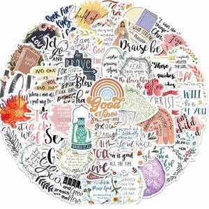 Build Your Own Christian Sticker Pack Faith Based Sticker Bundle Jesus ...