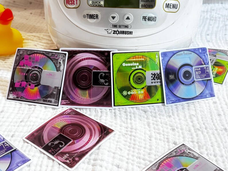 Y2k Minidisc Stickers - Etsy