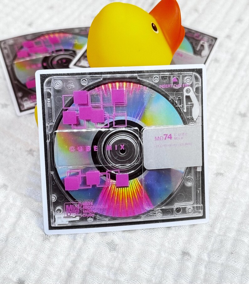 Y2k Minidisc Stickers - Etsy