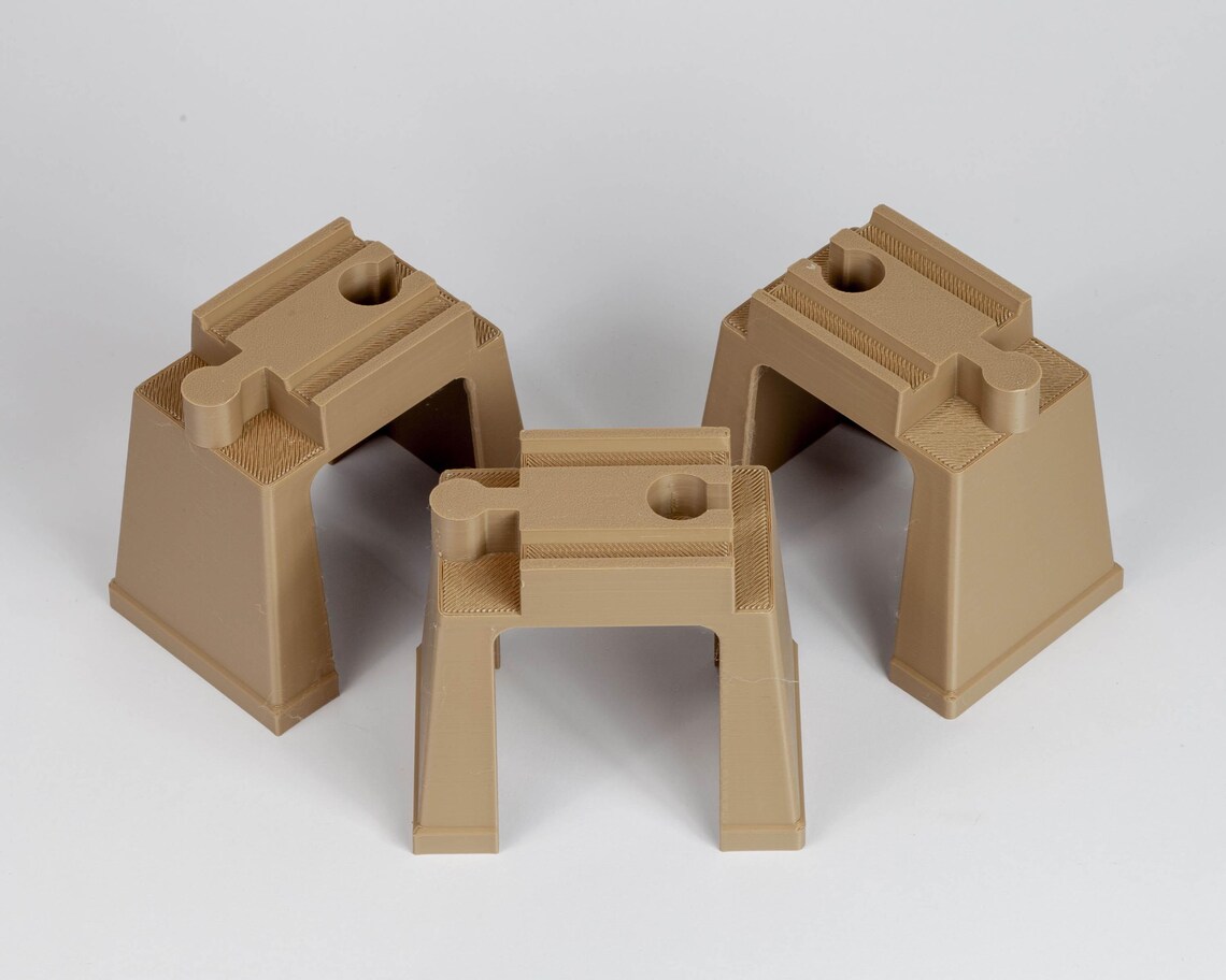 Wooden Train Bridge Supports: Tunnel Archway, Track Connection - Etsy