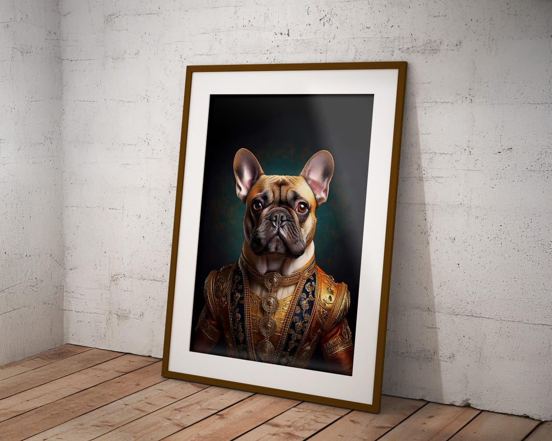 French Bulldog Hybrid Poster - Dog Poster for Man Caves Bachelor Pads ...