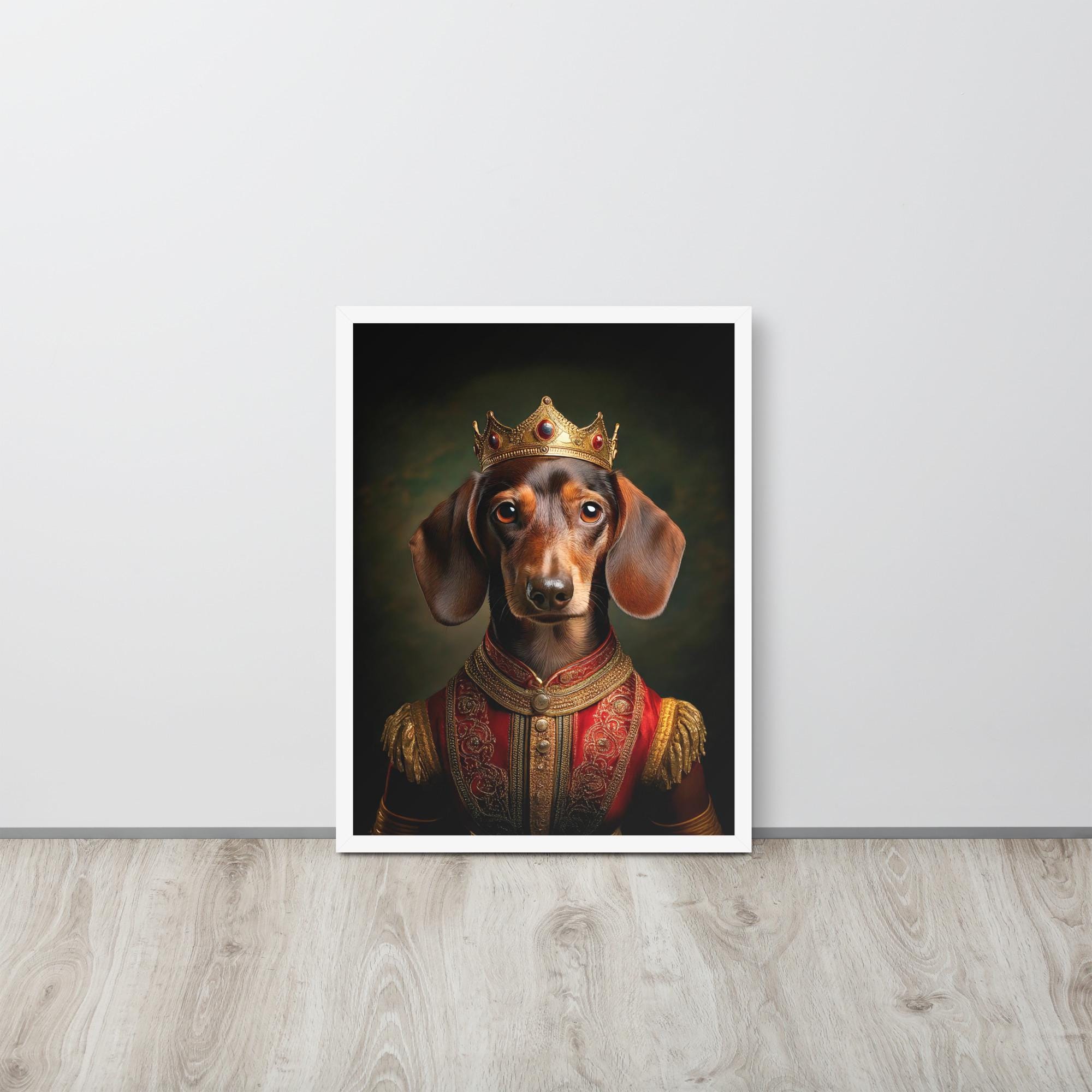FRAMED Dachshund Hybrid Poster - Dog Poster for Man Caves Bachelor Pads ...
