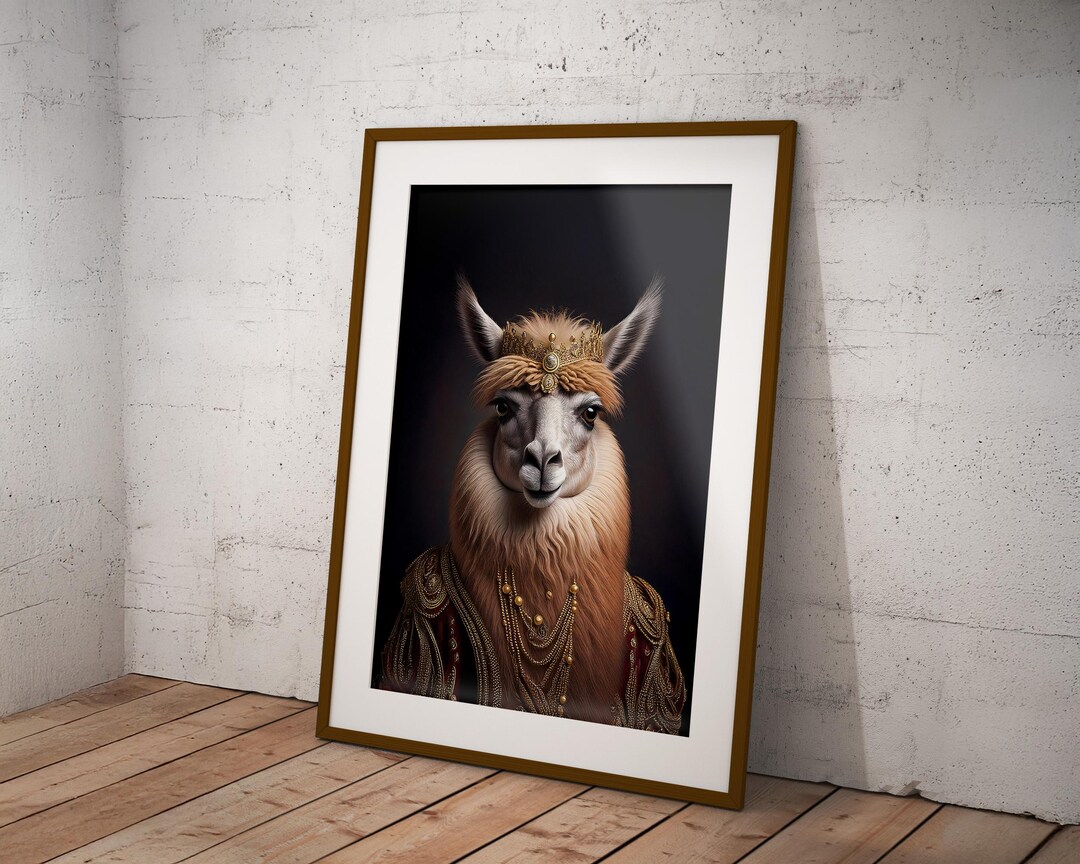 Llama Hybrid Poster - Llama Poster for Man Caves, Bachelor Pads, and ...