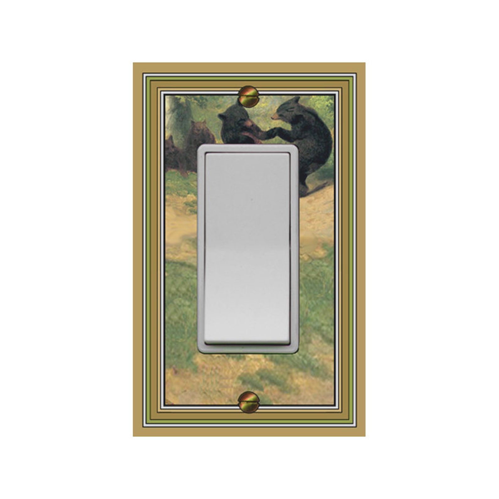 0171X Wm Beard Dancing Bears in Woods Blurry Mrs Butler | Etsy