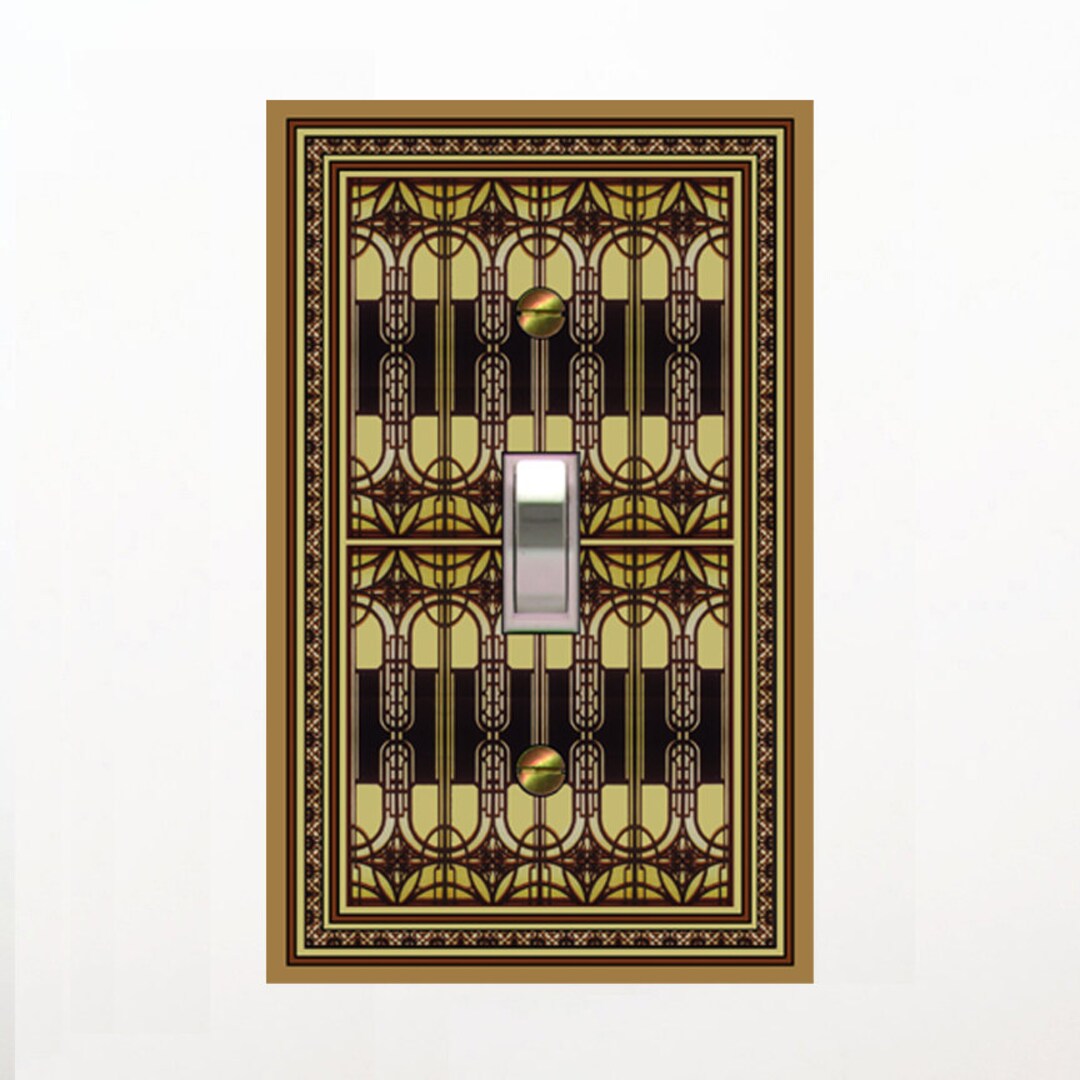 0430X Flat Image Intricate Mod Complex Faux Stained Glass Look ~ Mrs ...