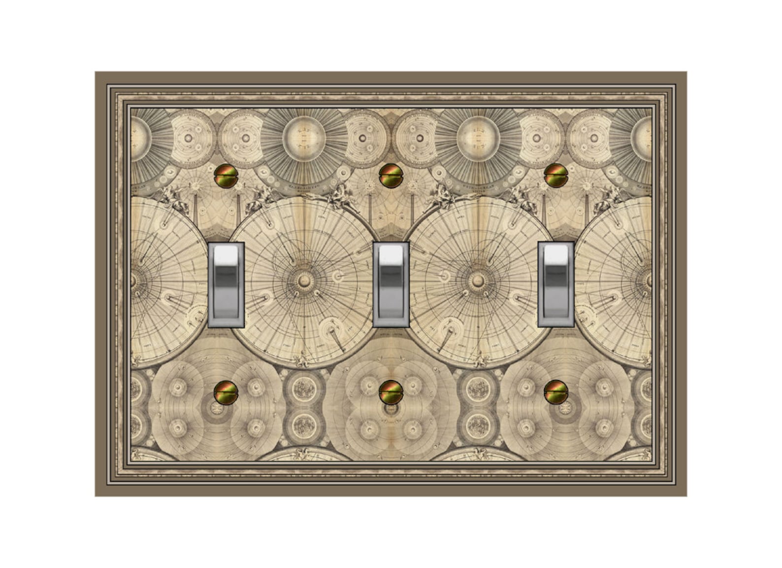 0165X Ancient Solar System Pythagoras Celestial Map Astronomy | Etsy