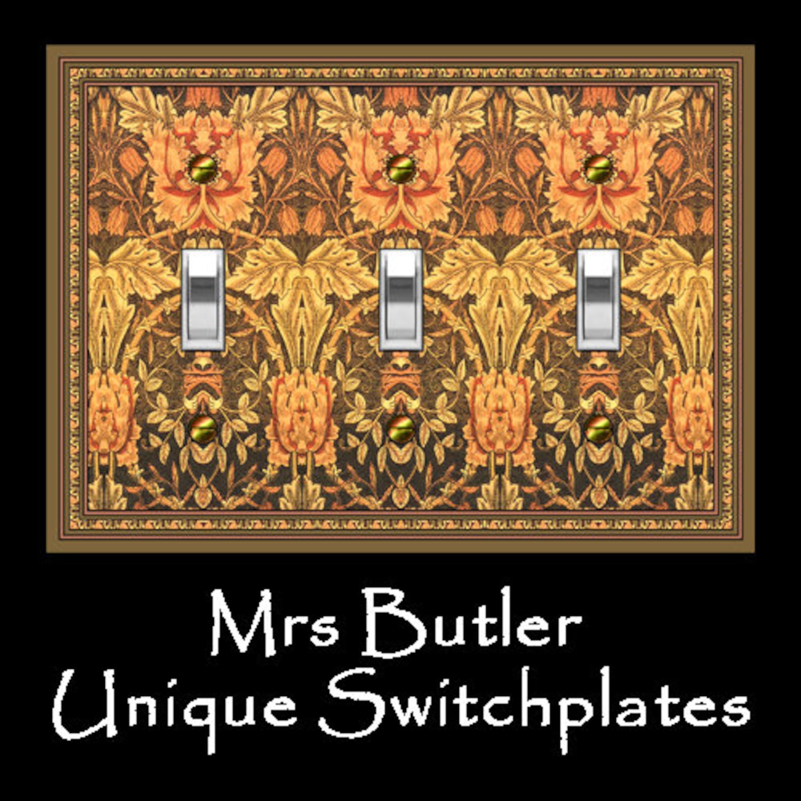 0435X Mod Mission Style Borders Design Yellow Green Black ~ Mrs Butler ...