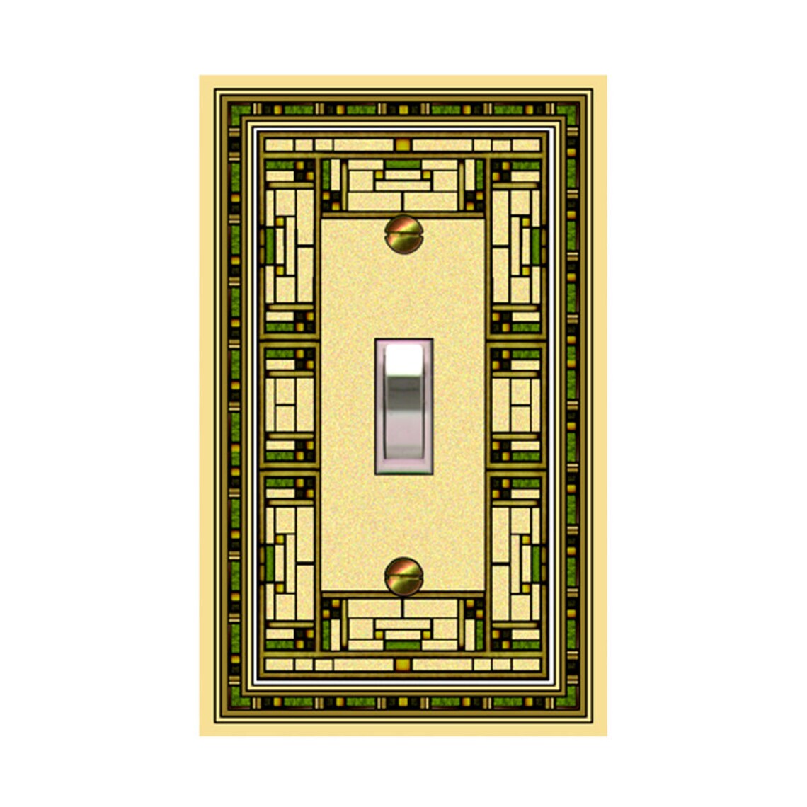 0435X Mod Mission Style Borders Design Yellow Green Black ~ Mrs Butler ...