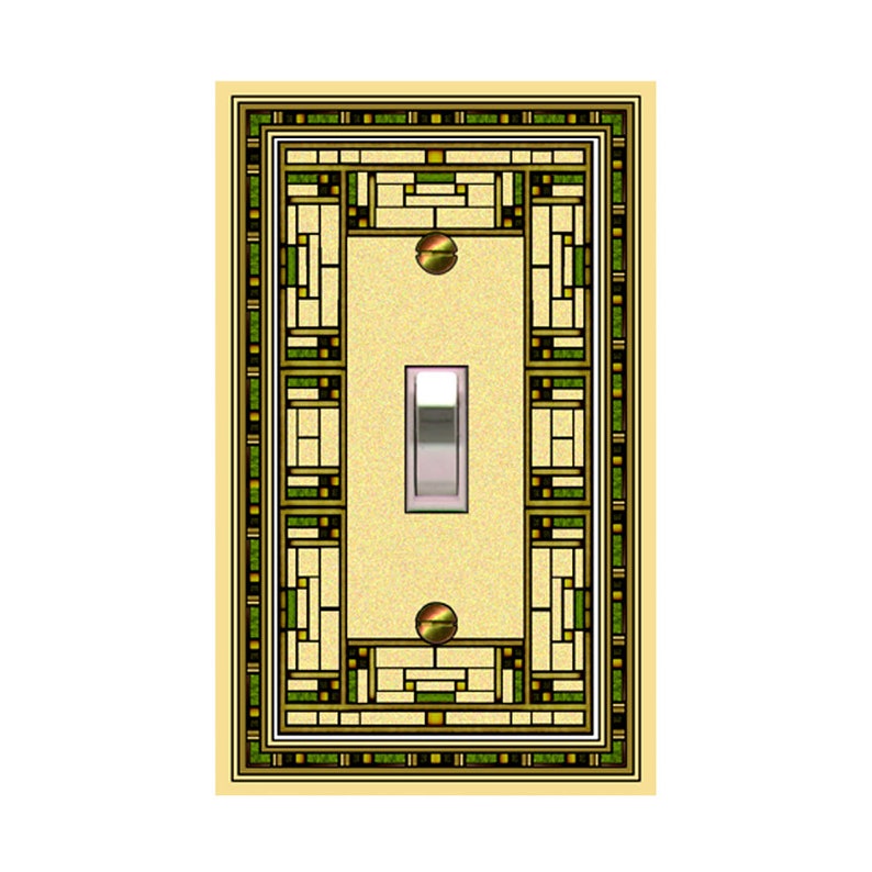 0435X Mod Mission Style Borders Design Yellow Green Black ~ Mrs Butler ...