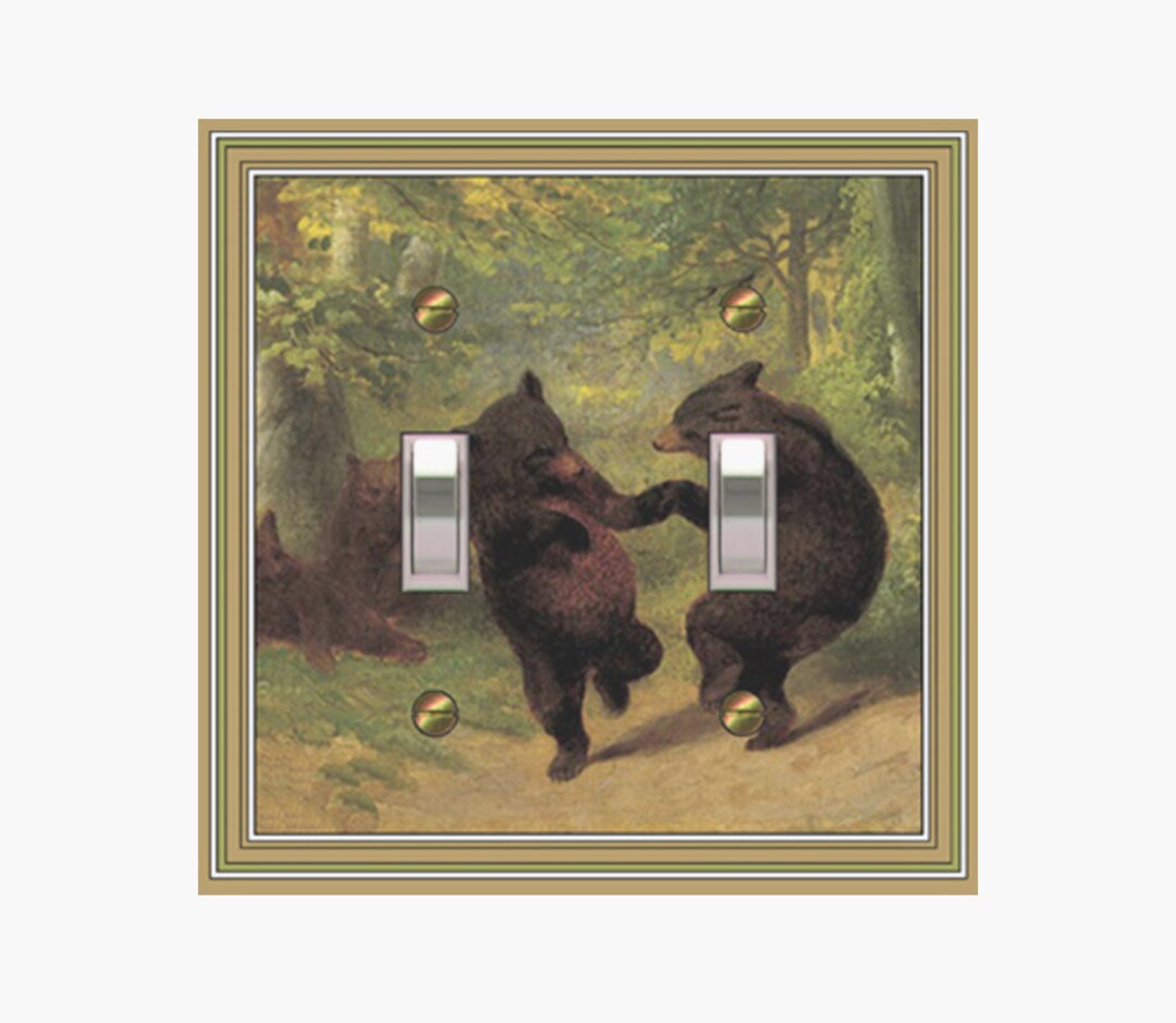 0171X Wm Beard Dancing Bears in Woods blurry Mrs Butler - Etsy