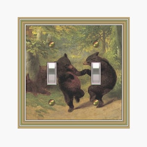0171X Wm Beard Dancing Bears in Woods blurry Mrs Butler - Etsy