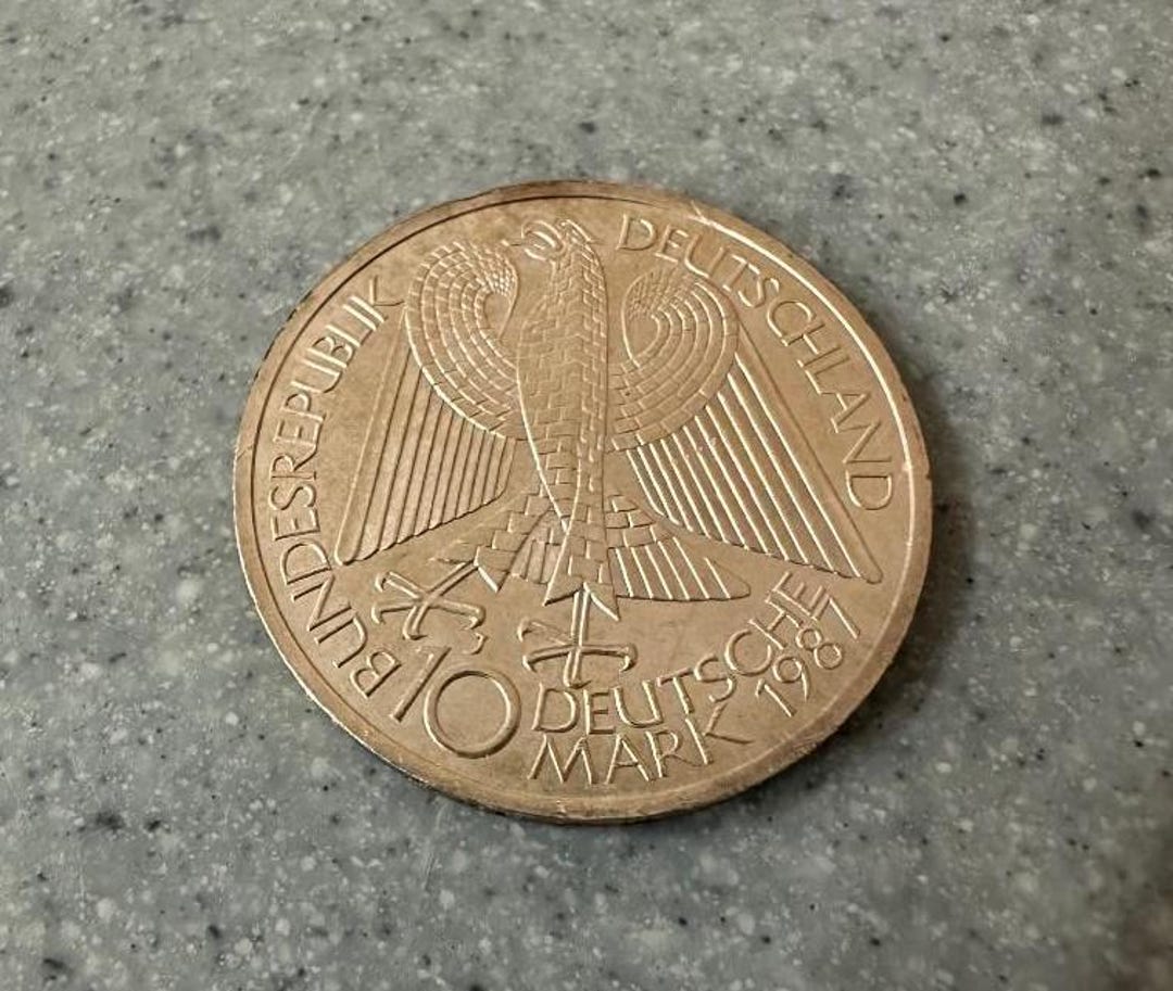 1987 Deutsche 10 Mark Silver Coin 750 Years Berlin Germany Collectible ...