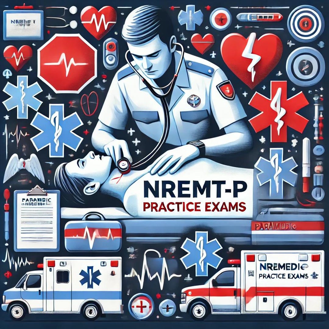 Paramedic NREMT Practice Exam 1 - Etsy