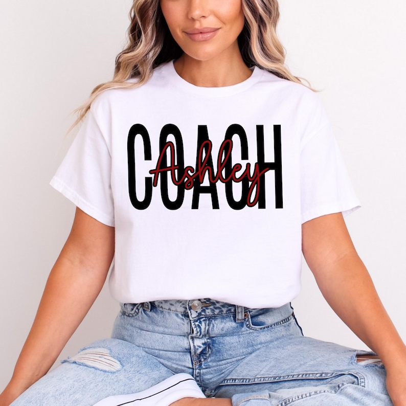 Personalized Coach Sweatshirt | Custom Coach Gift | Cheer Coach Shirt ...
