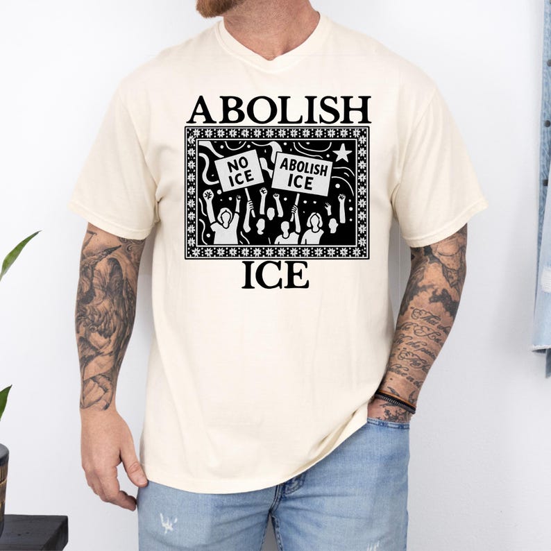 Abolish ICE T-shirt - Etsy