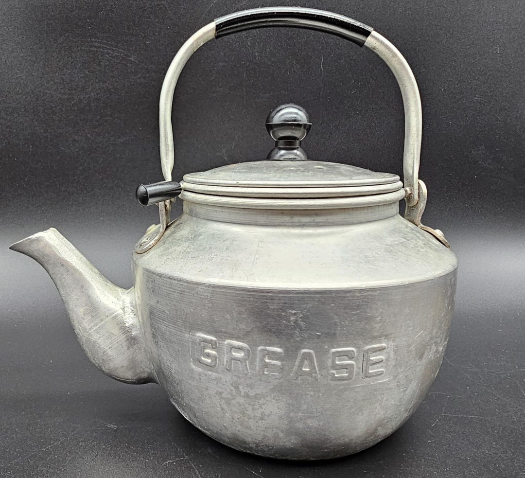Vintage Grease Kettle/grease Tea Pot. - Etsy