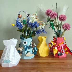 Lego Compatible Bouquet Vase (caroline) - Etsy