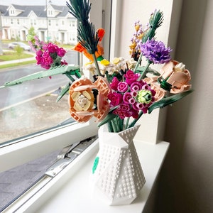 Lego Compatible Bouquet Vase (caroline) - Etsy
