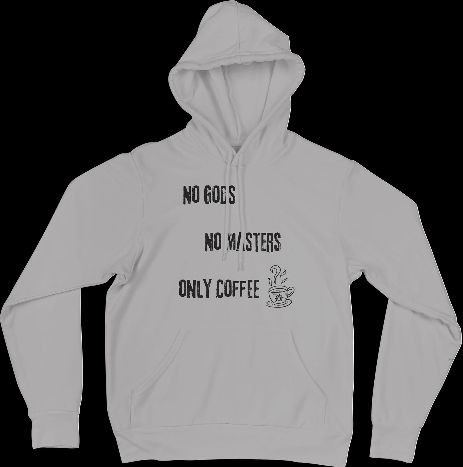 PNG -no Gods, No Masters, Only Coffee - Transparent Background, 300 Dpi ...
