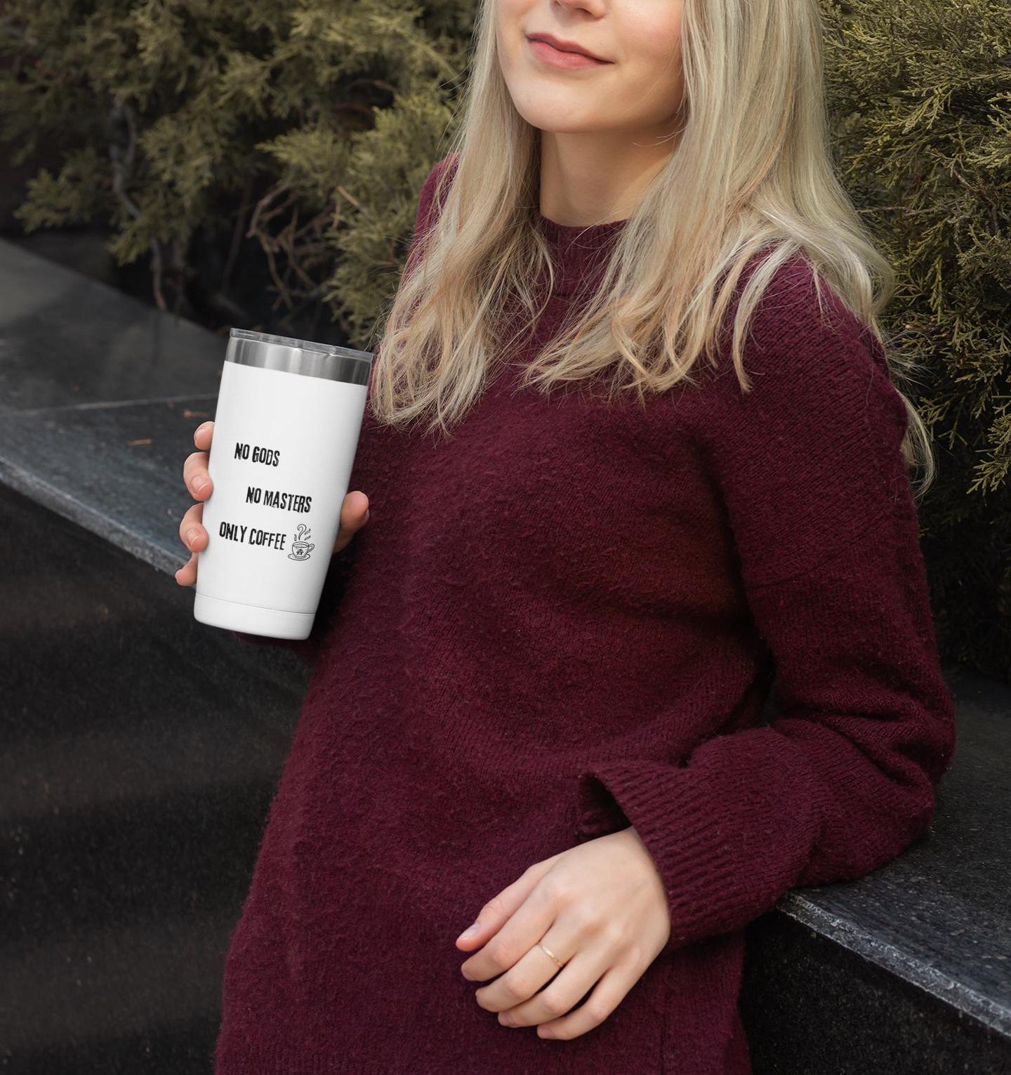 PNG -no Gods, No Masters, Only Coffee - Transparent Background, 300 Dpi ...
