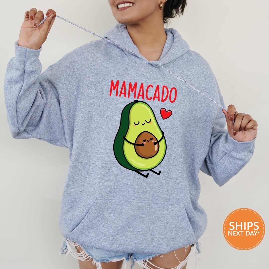 Mamacado Hoodie, Pregnancy Announcement Sweater, New Mom Gift, Mom to ...