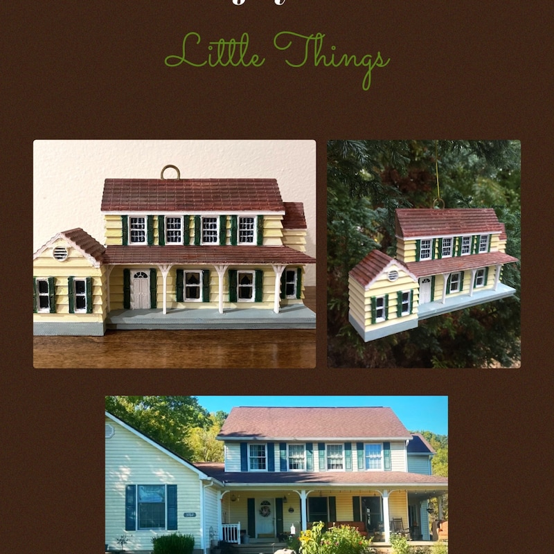 3d Printed Painted House - Etsy