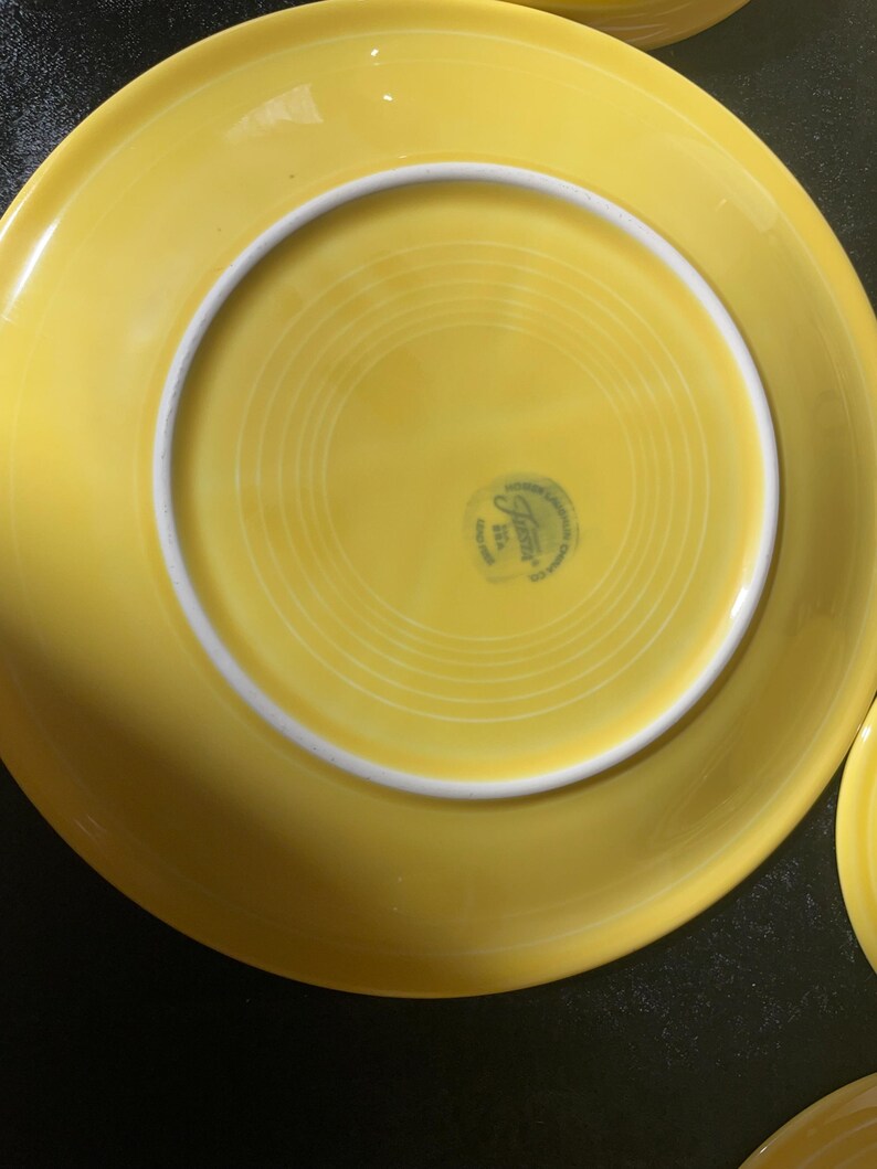 Fiesta Ware Yellow Set - Etsy