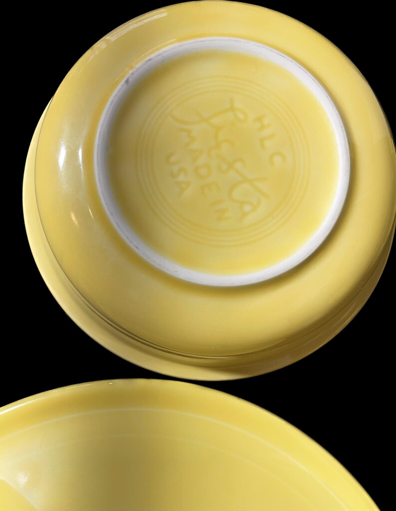 Fiesta Ware Yellow Set - Etsy