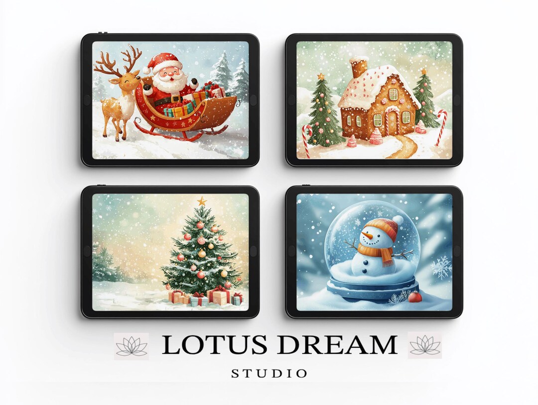 Cute Christmas Wallpaper, Aesthetic Tablet Wallpaper, Christmas ...