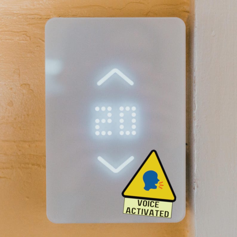 Voice Activation 8 Pcs Sticker Sheet - Etsy