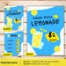 Editable Lemonade Stand Sign, Lemonade Stand Menu, Custom Lemonade Stand Template, DIY Printable ...