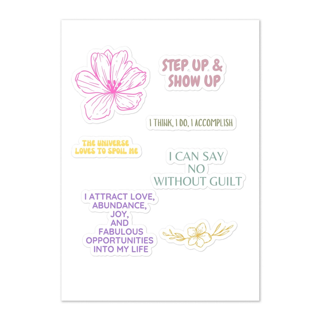 Womens Teen Girl Stickers motivational Quotes, Inspirational Quotes ...