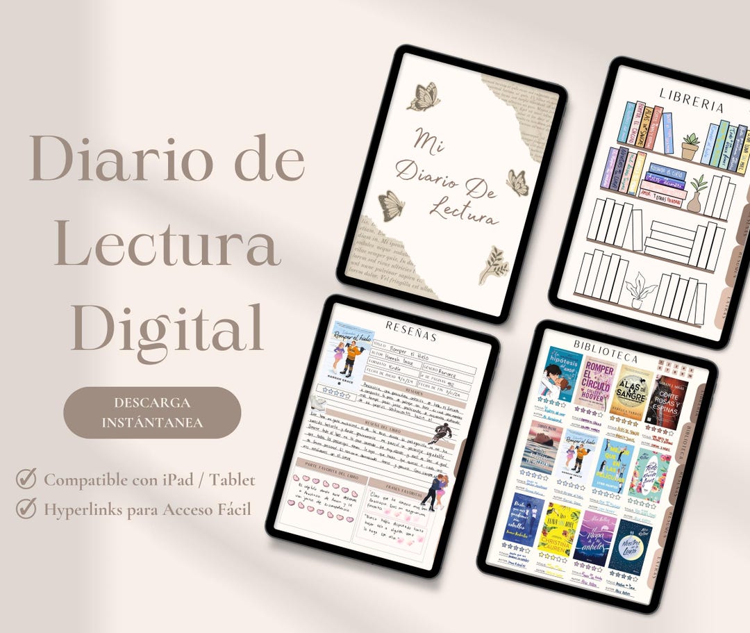 Diario De Lectura Digital / Planner De Lectura Digital / Planner De ...