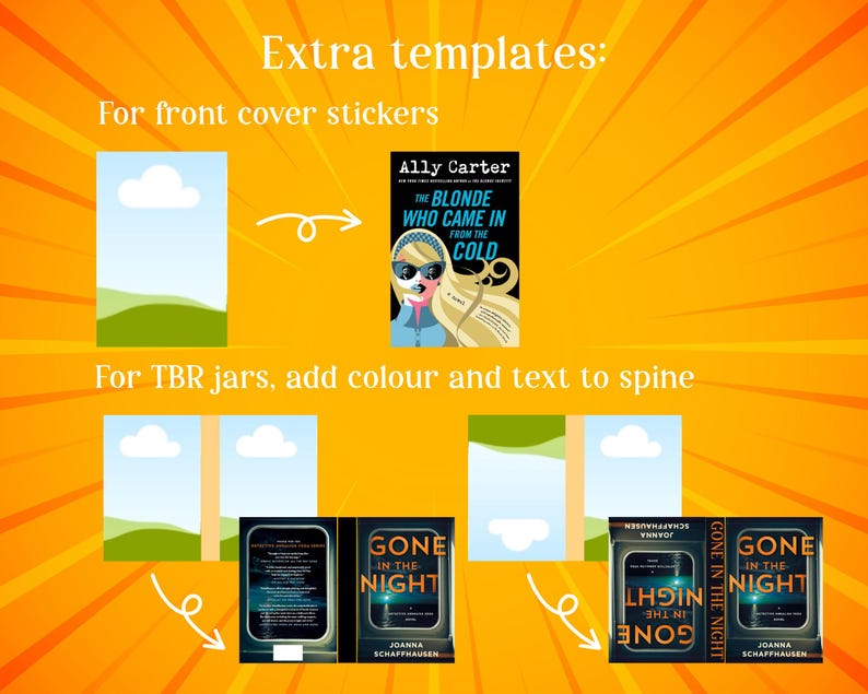 DIY Mini Book Covers, Editable Canva Template to Fit Book Blanks for ...