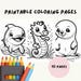 Baby Sea Animal Coloring Pages, Under the Sea, Animal Coloring In, Kids ...