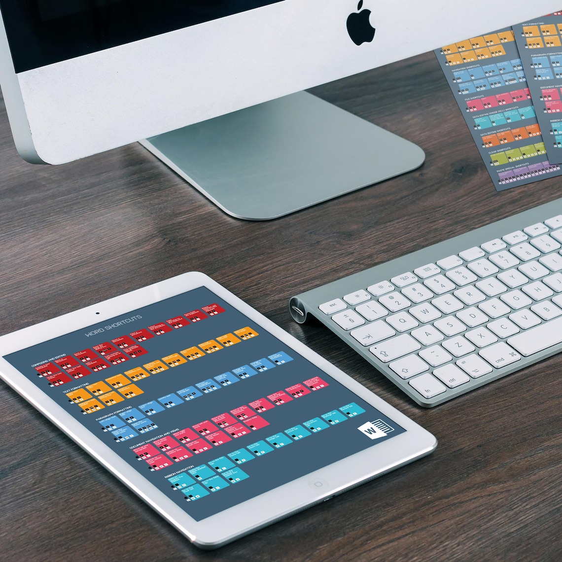 Printable Keyboard Shortcuts for Microsoft Word & Excel Essential ...