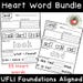 UFLI Aligned Heart Word Worksheet Bundle - Etsy