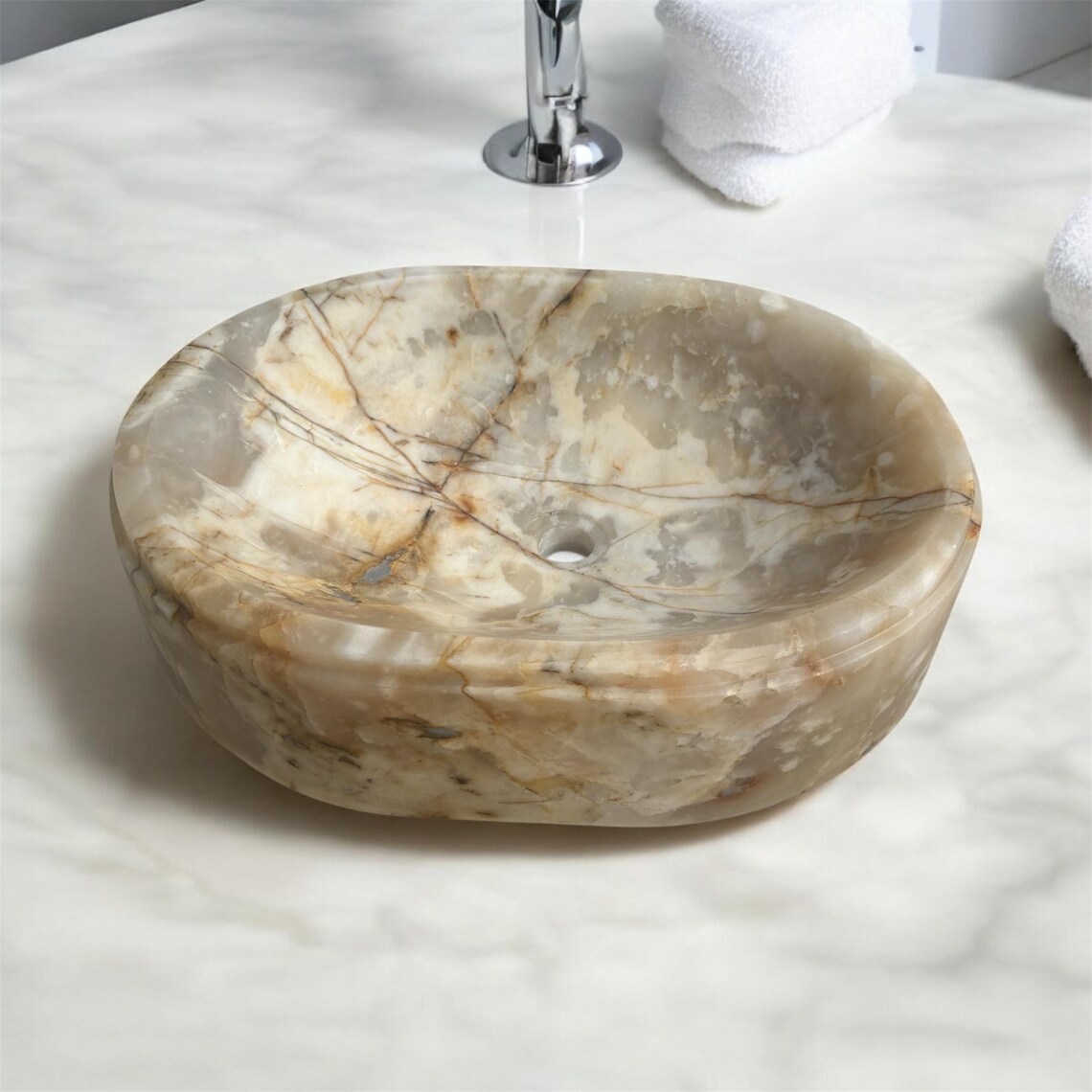 Onyx Sink | Stone Vessel Sink | Beautiful Sink | Bathroom Sink | Vanity ...