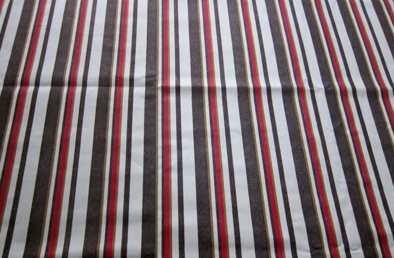 Tissu des années 70 toile vintage rayures tic-tac coton | Etsy