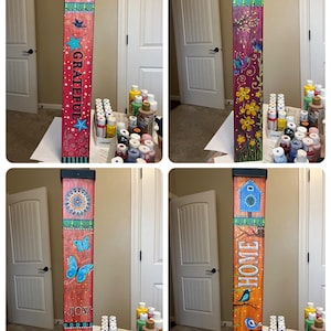 Hand Painted Garden Post - Etsy