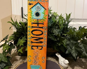 Hand Painted Garden Post - Etsy