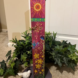 Hand Painted Garden Post - Etsy