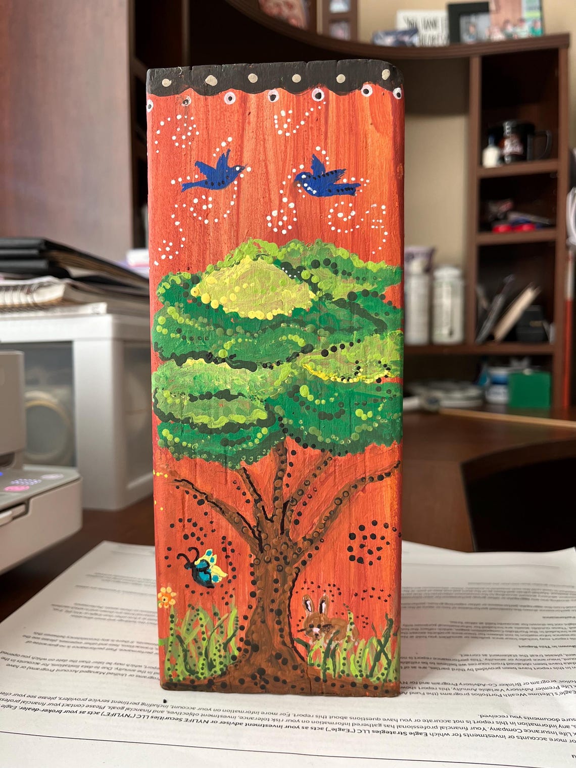 Hand Painted Garden Post - Etsy