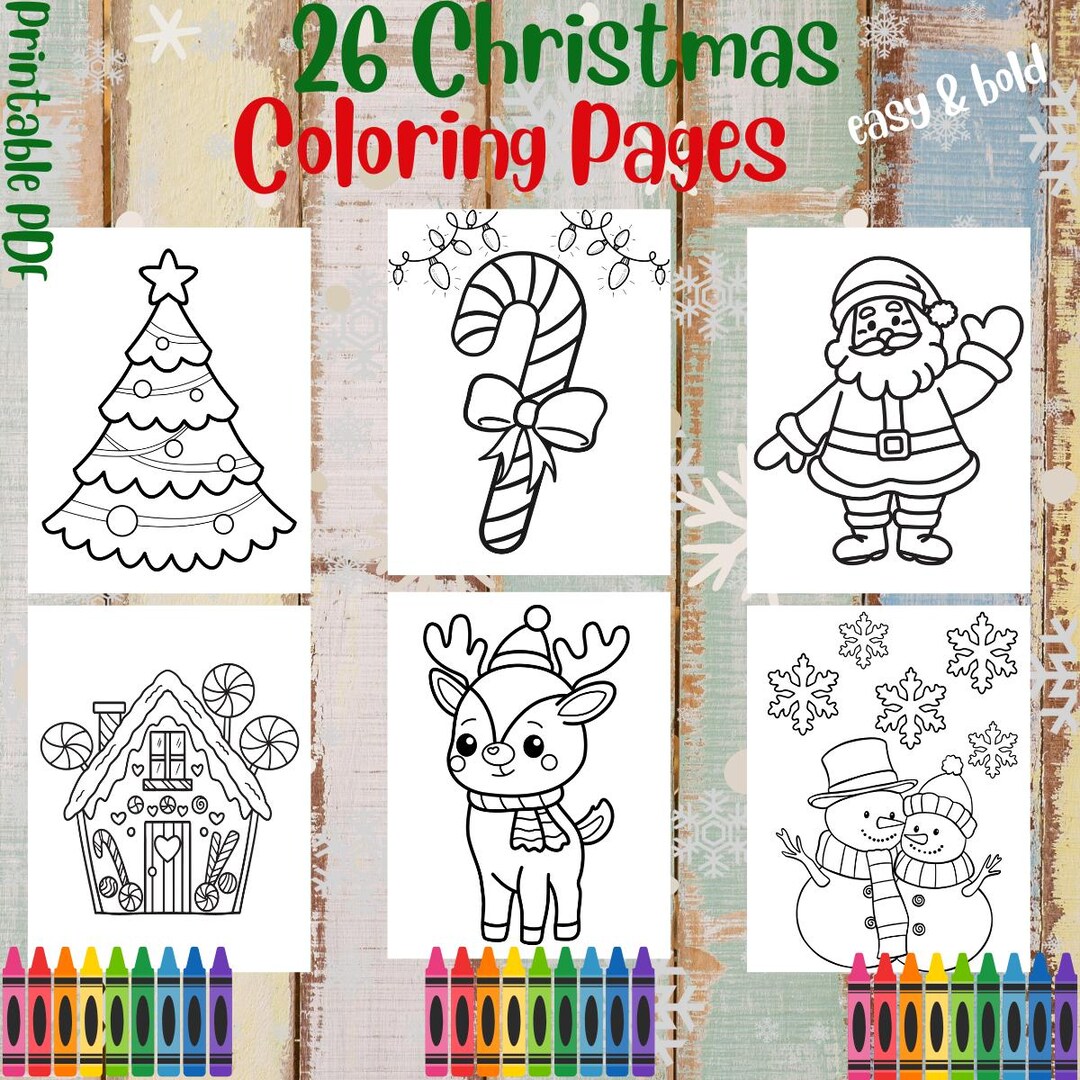 26 Christmas Color Pages for Kids, Snow Globe Coloring Christmas ...