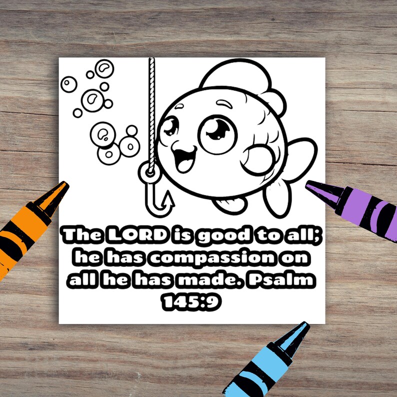 20 Bible Verse Coloring Pages Kids, Sunday School Scripture Coloring ...