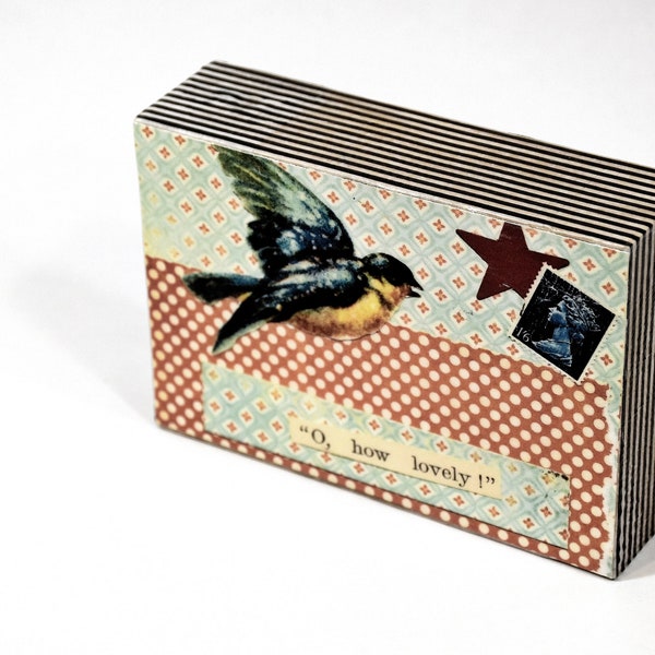 Bird Block Print - Etsy