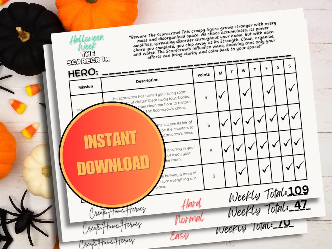 Editable Chores Chart | Halloween Chores | Editable & Printable ...