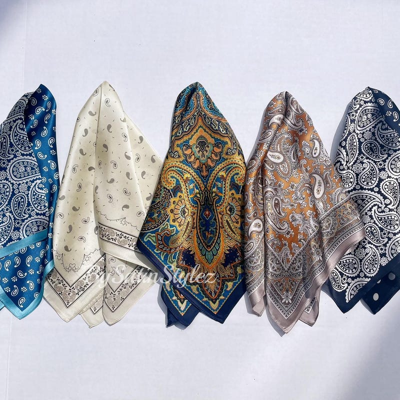 Silk Bandana Christmas - Etsy